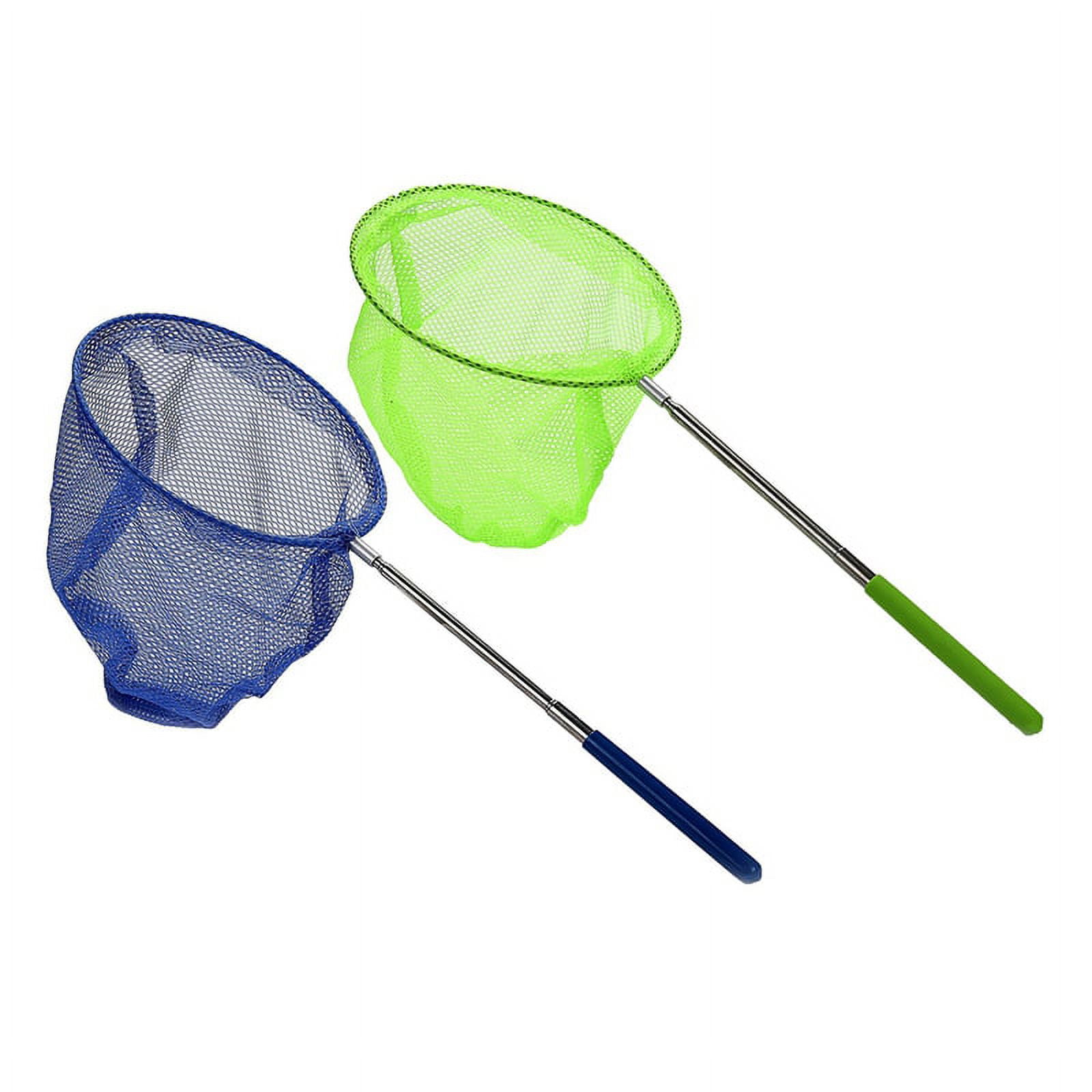 2 Pcs Outdoor Catching Catching Butterfly Net Fishing Net Bag Stainless ...