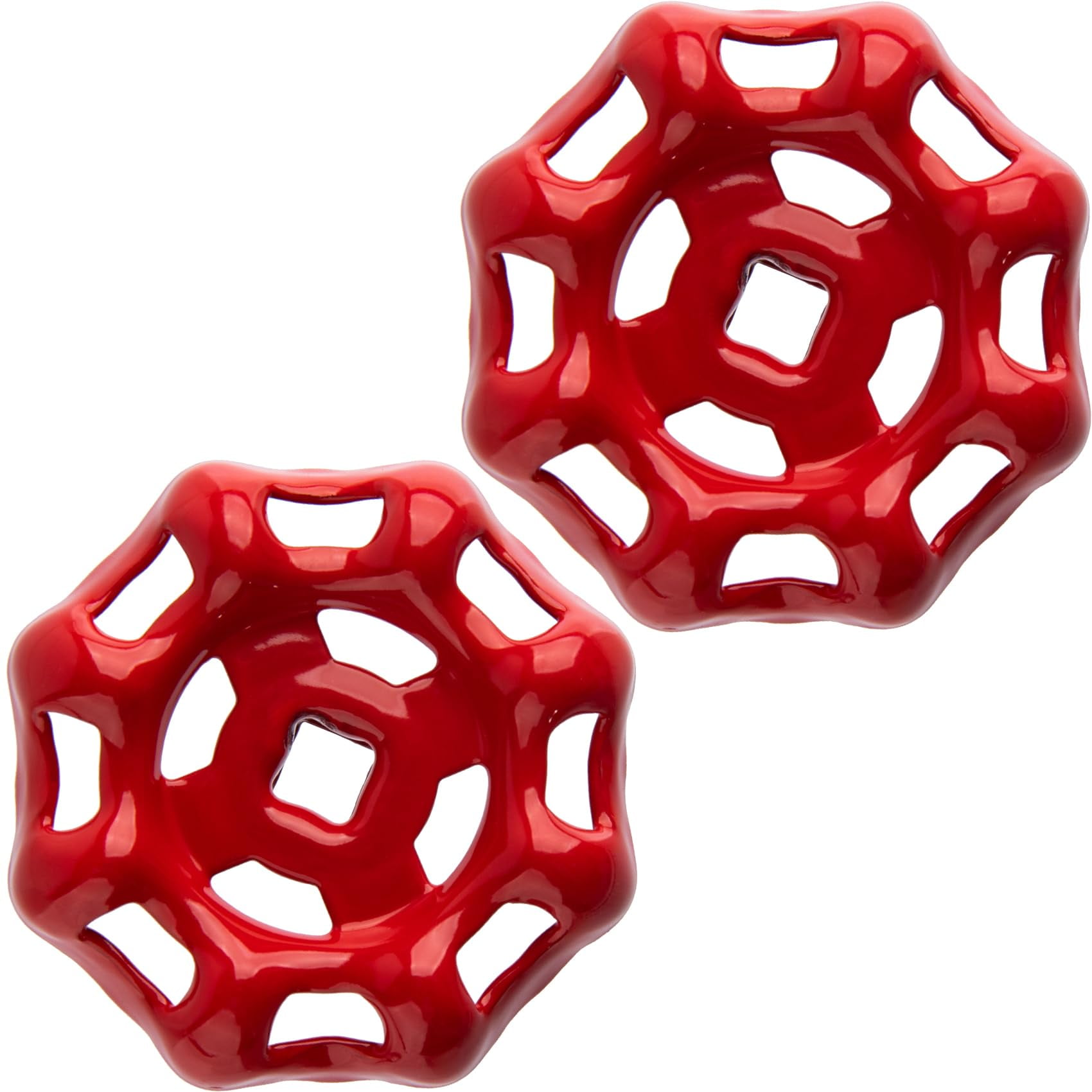 2 Pcs Outdoor Faucet Handles, Square Stem Hole Water Valve Handle ...