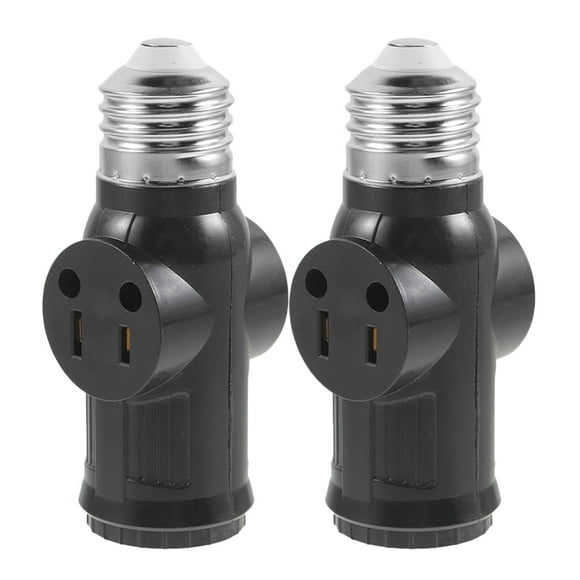 Light Bulb Socket Adapter 3 Prong