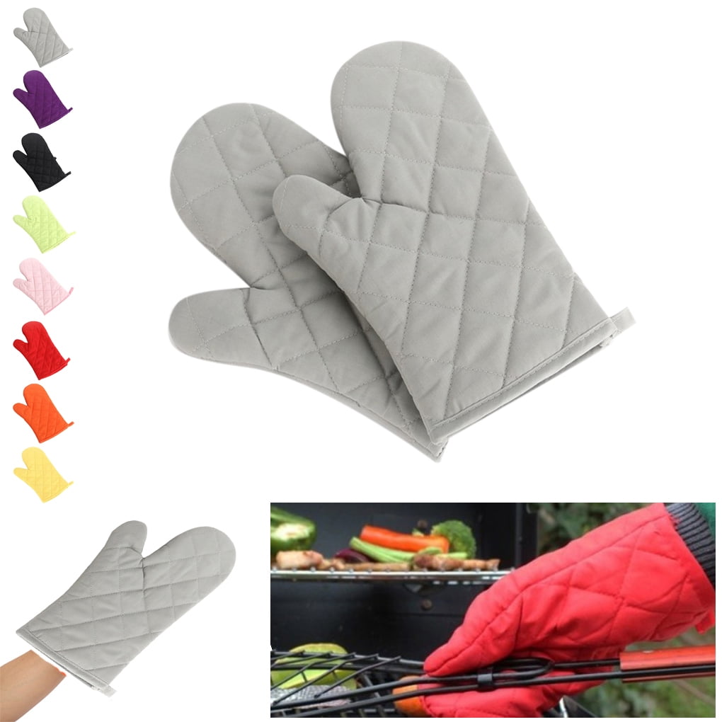 ROCKS Heat Resistant Cotton Oven Mitts, (2 Count) - Walmart.com