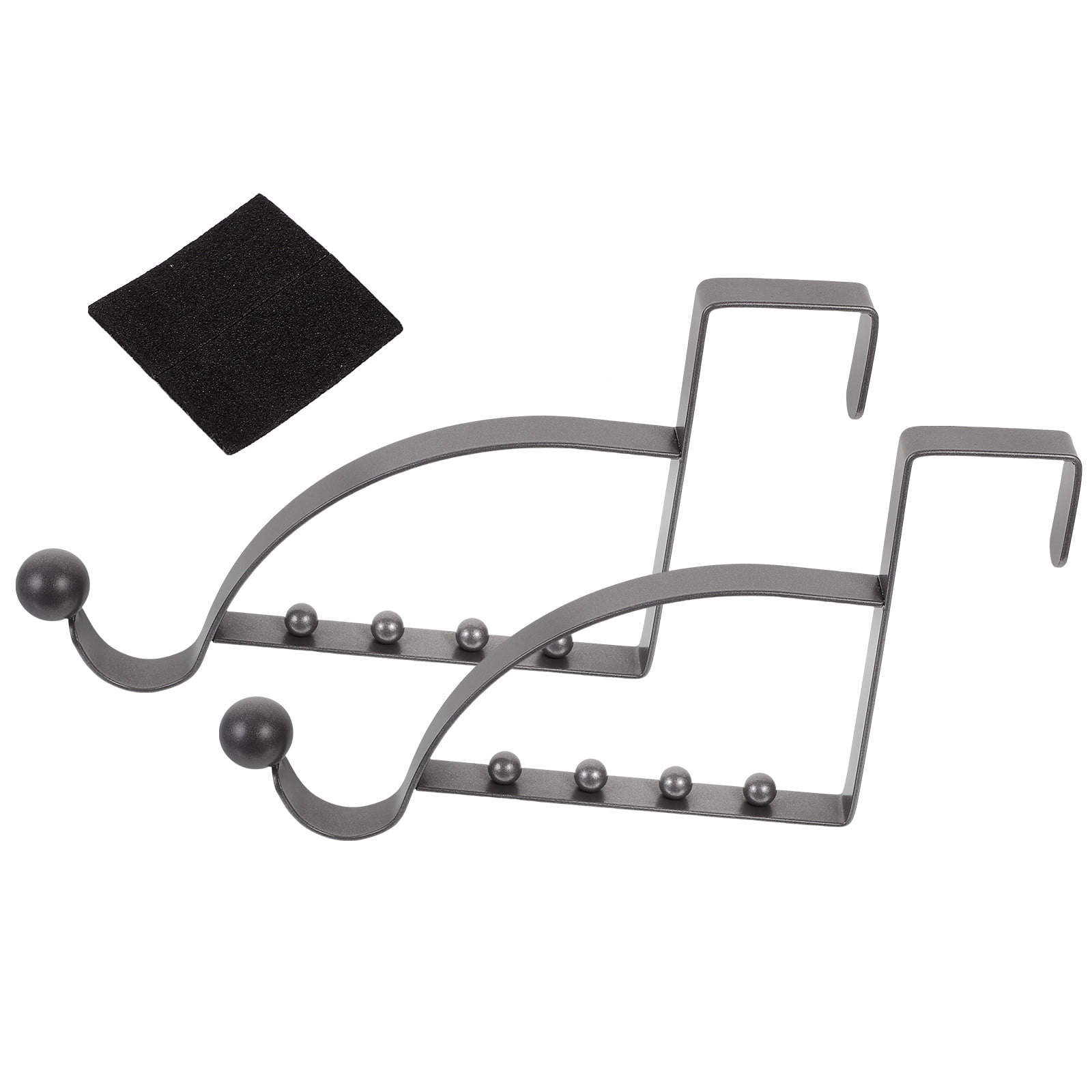 2 Pcs Over Door Towel Hanger Clothes Rack High Crease Baby Travel Grey ...