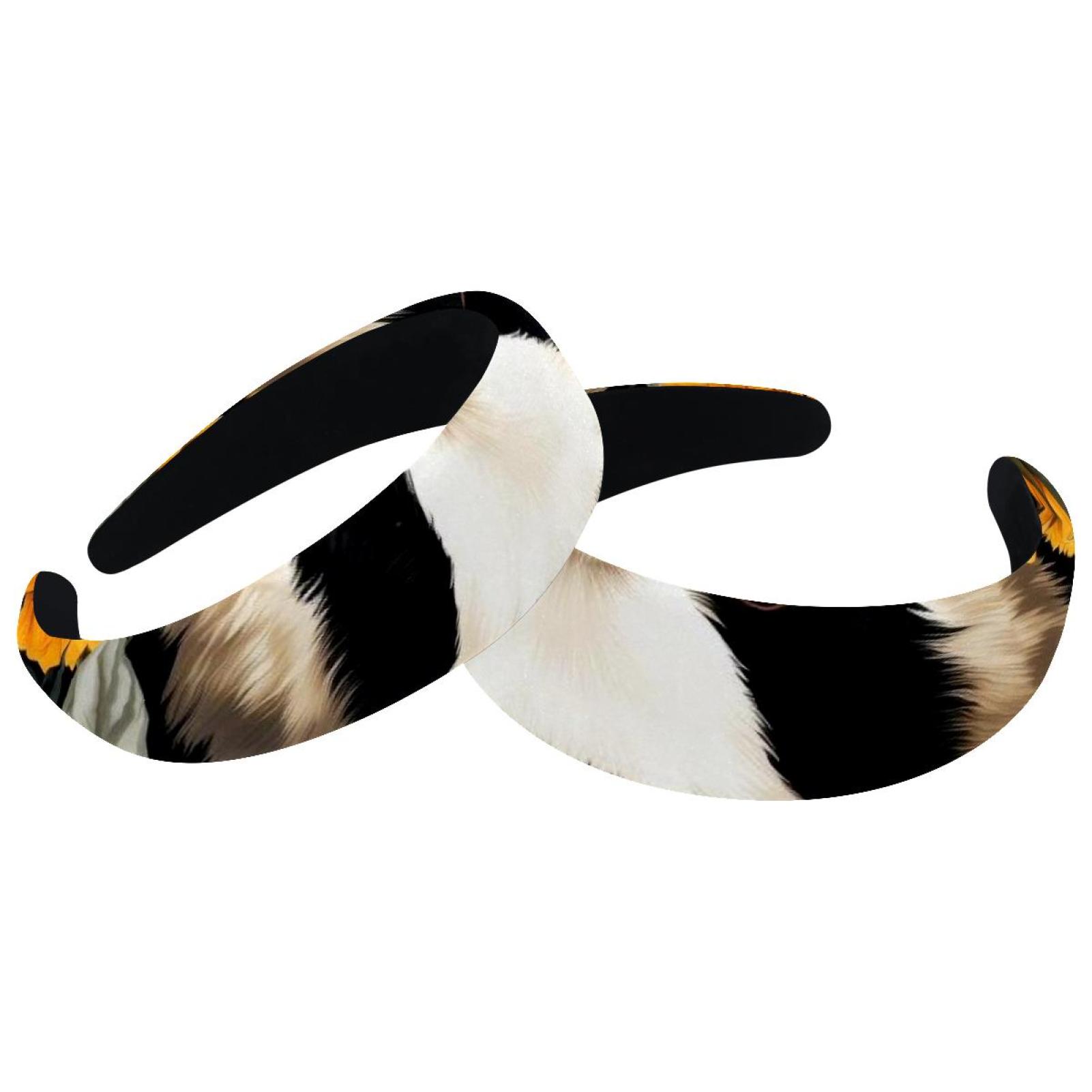 2 Pcs Padded Headbands for Women, Panda Sunflower Headband for Girls ...