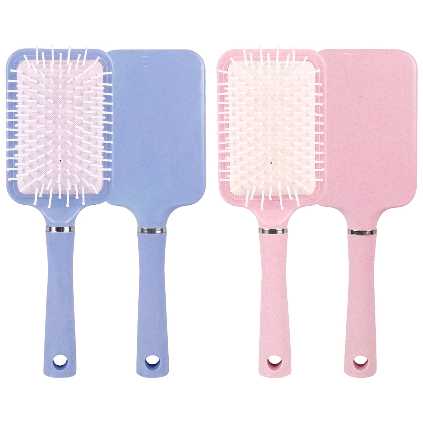 2 Pcs Paddle Hair Brush Set, Square Air Cushion Massager Brush with ...