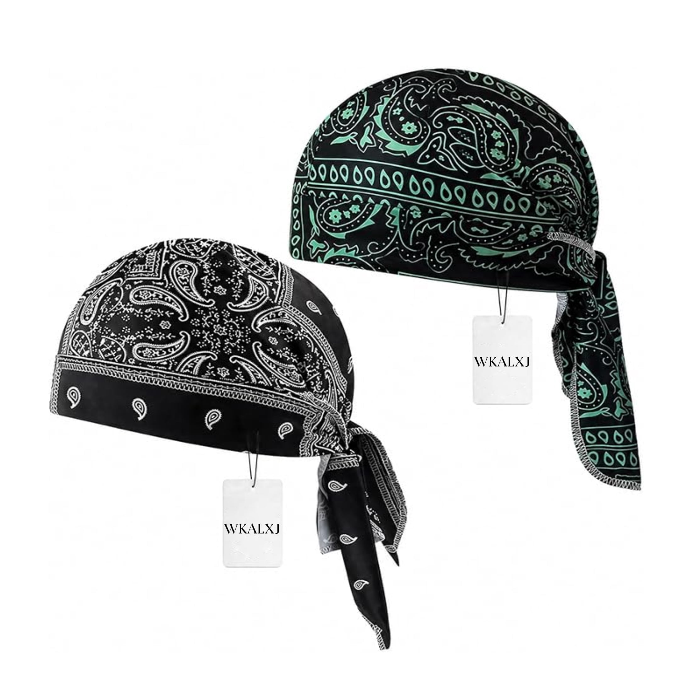 2 Pcs Paisley Cooling Headscarf, Motorcycle Helmet Liner, Elastic Fit ...