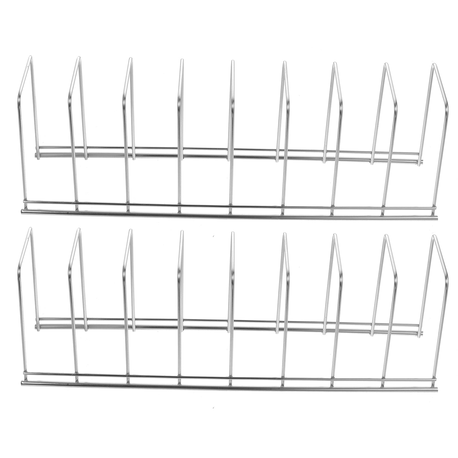 2 Pcs Pan Plate Drainer Dish Rack Pot Lid for Kitchen Serving Tray ...