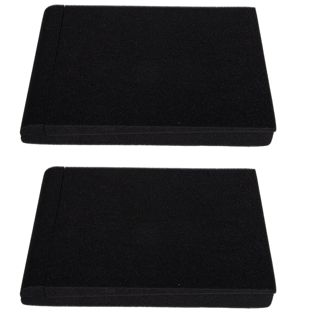 2 Pcs Panel Subwoofer Sound Isolation Pad 28.00X9.50X4.00CM Black ...