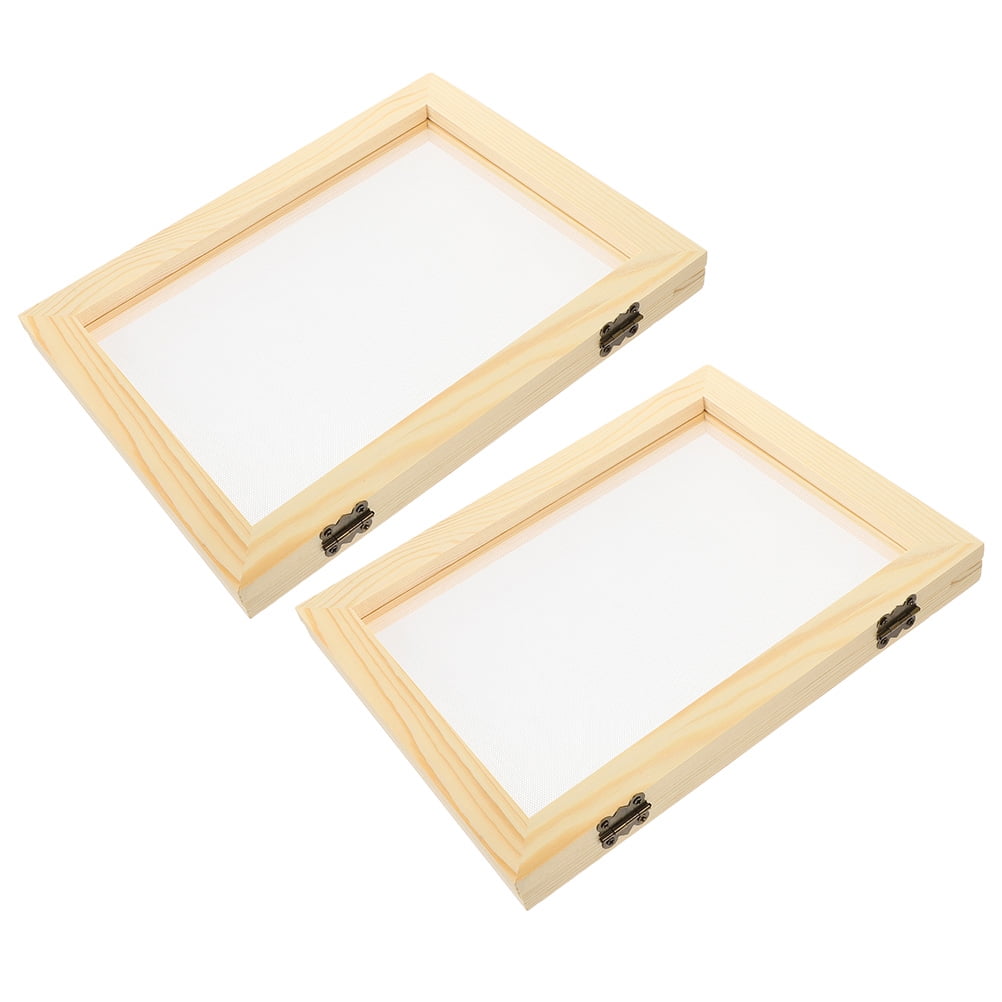 KALLORY Wooden Copper Diy Paper Making Frame Multi 2Pack - Walmart.com