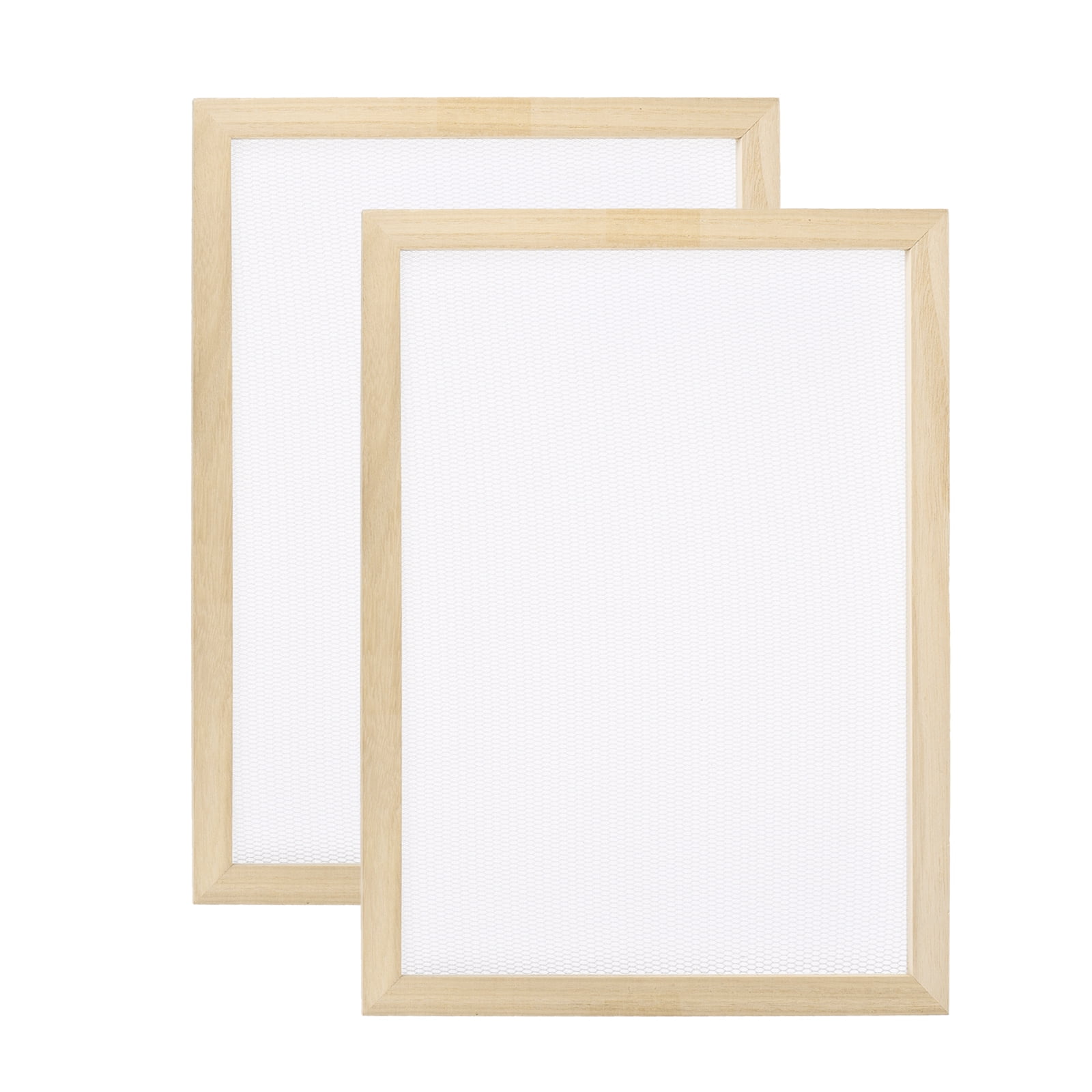 2 Pcs Paper Making Screen Wooden Paper Making Mould 15.7x11.8 Inch for ...