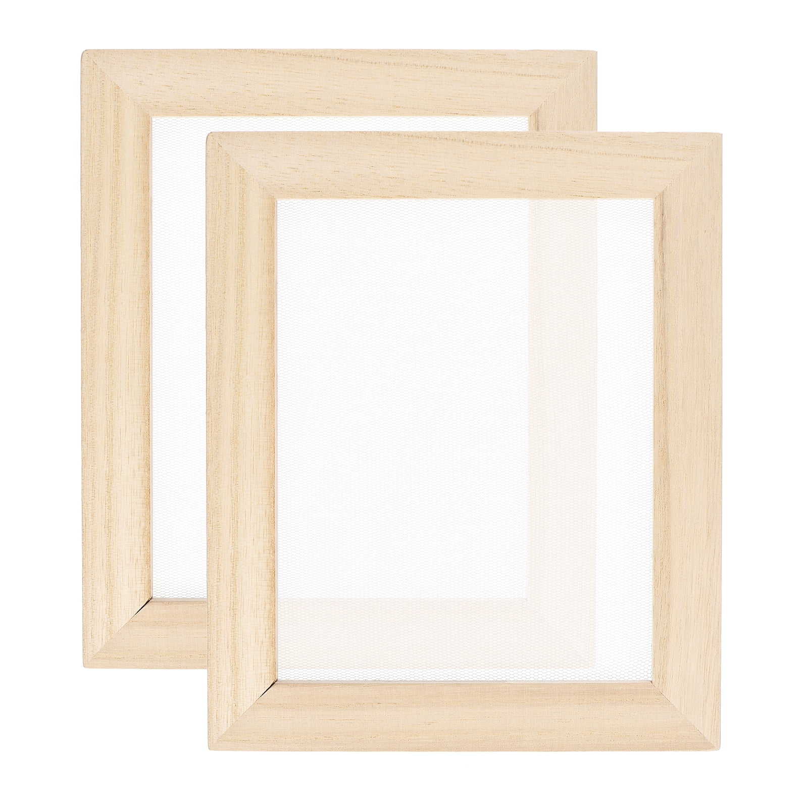 2 Pcs Paper Making Screen Wooden Paper Making Mould 7.1x5.9 Inch for ...