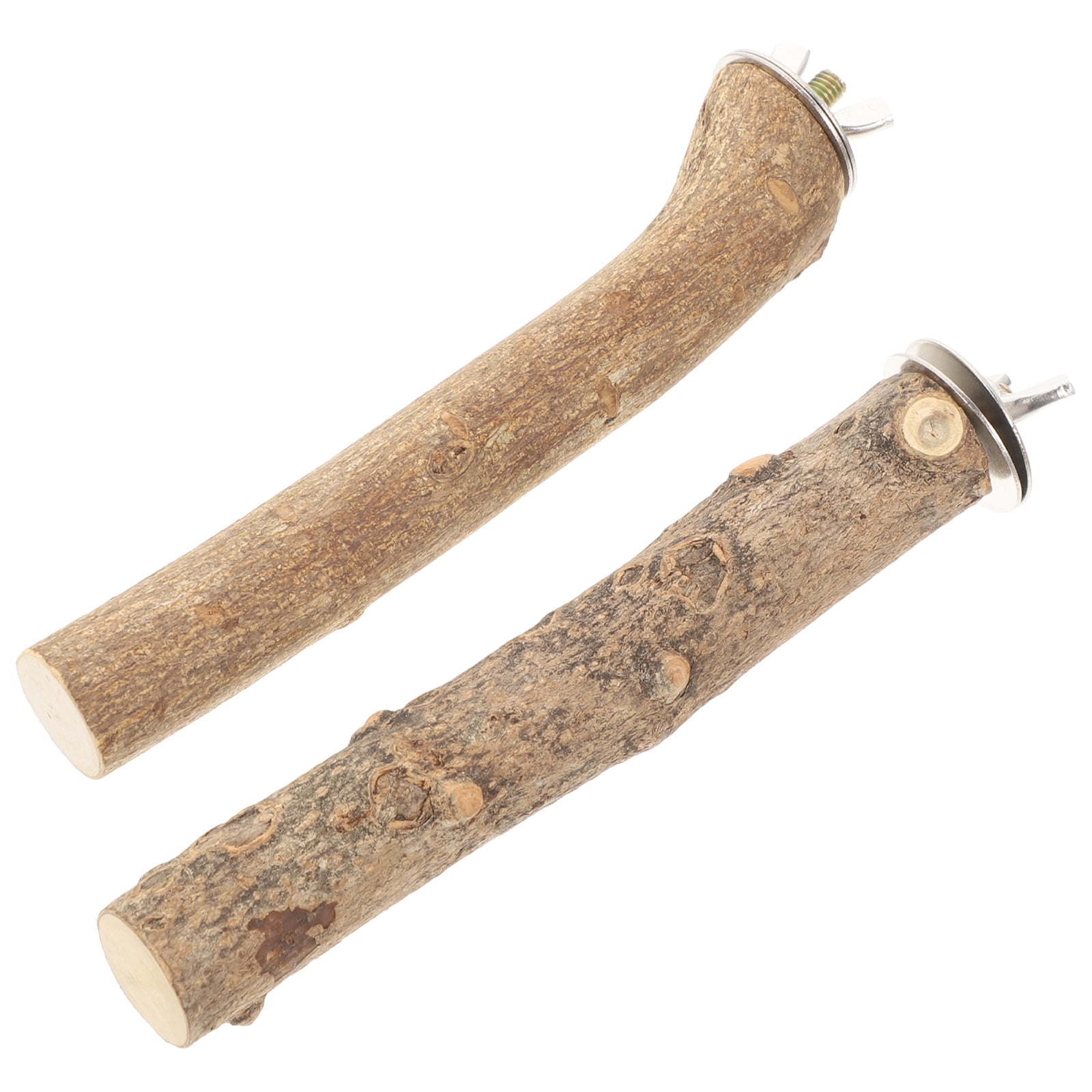 2 Pcs Parrot Standing Stick Bird Pigeons Cage Decoration - Walmart.com