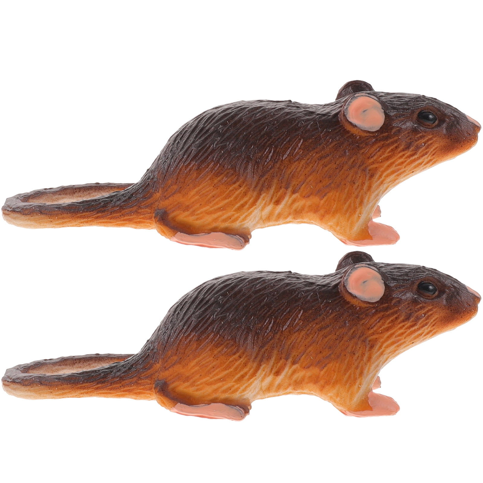 2 Pcs Party Mouse Toys Realistic Mice Lifelike Prank Fake Child ...