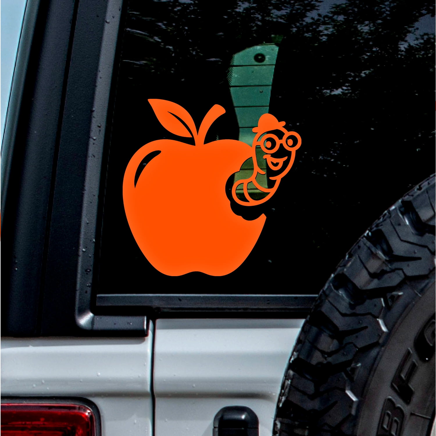 (2 Pcs Pastel Orange, 2.8'' x 2.8'') - Vinyl Sticker Decal - "Solid Red ...