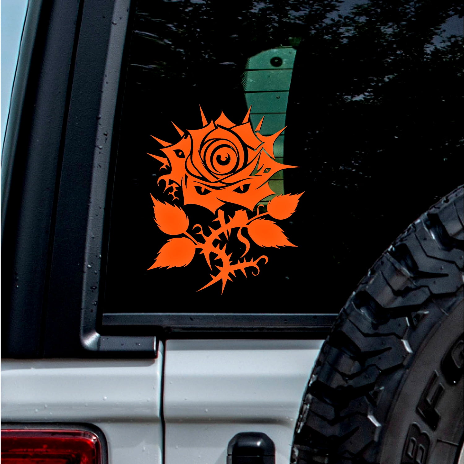 (2 Pcs, Pastel Orange, 3.8'' X 4.5'') Transparent Adhesive Decal ...