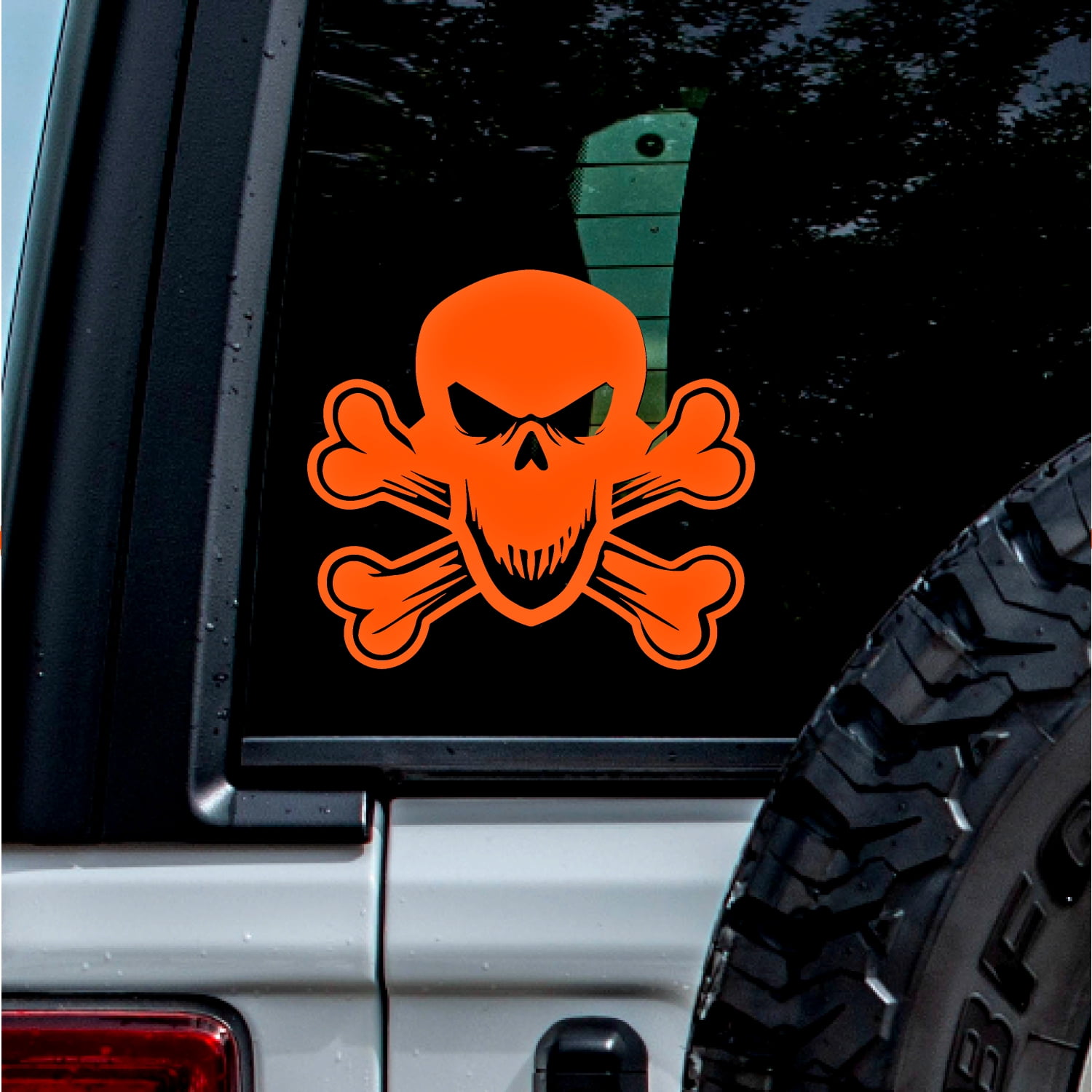 (2 Pcs, Pastel Orange, 6.3'' X 5.6'') Transparent Adhesive Decal ...