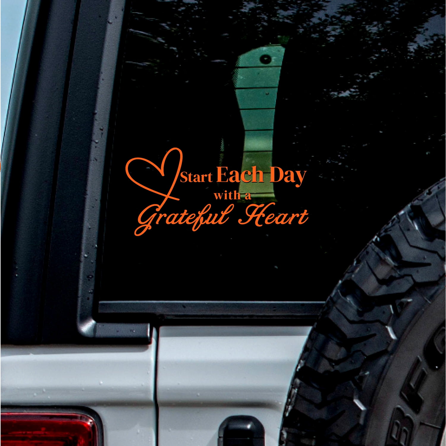 (2 Pcs, Pastel Orange, 8.3'' X 4'') Transparent Adhesive Decal Sticker ...