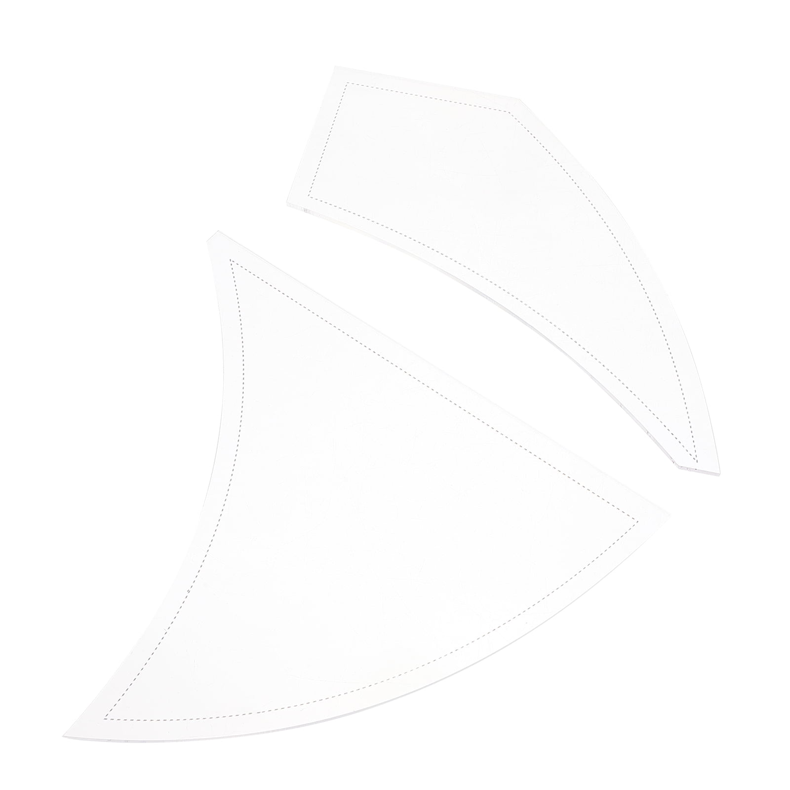 2 Pcs Patchwork Ruler Quilting Template Supplies Acrylic Templates Cut ...