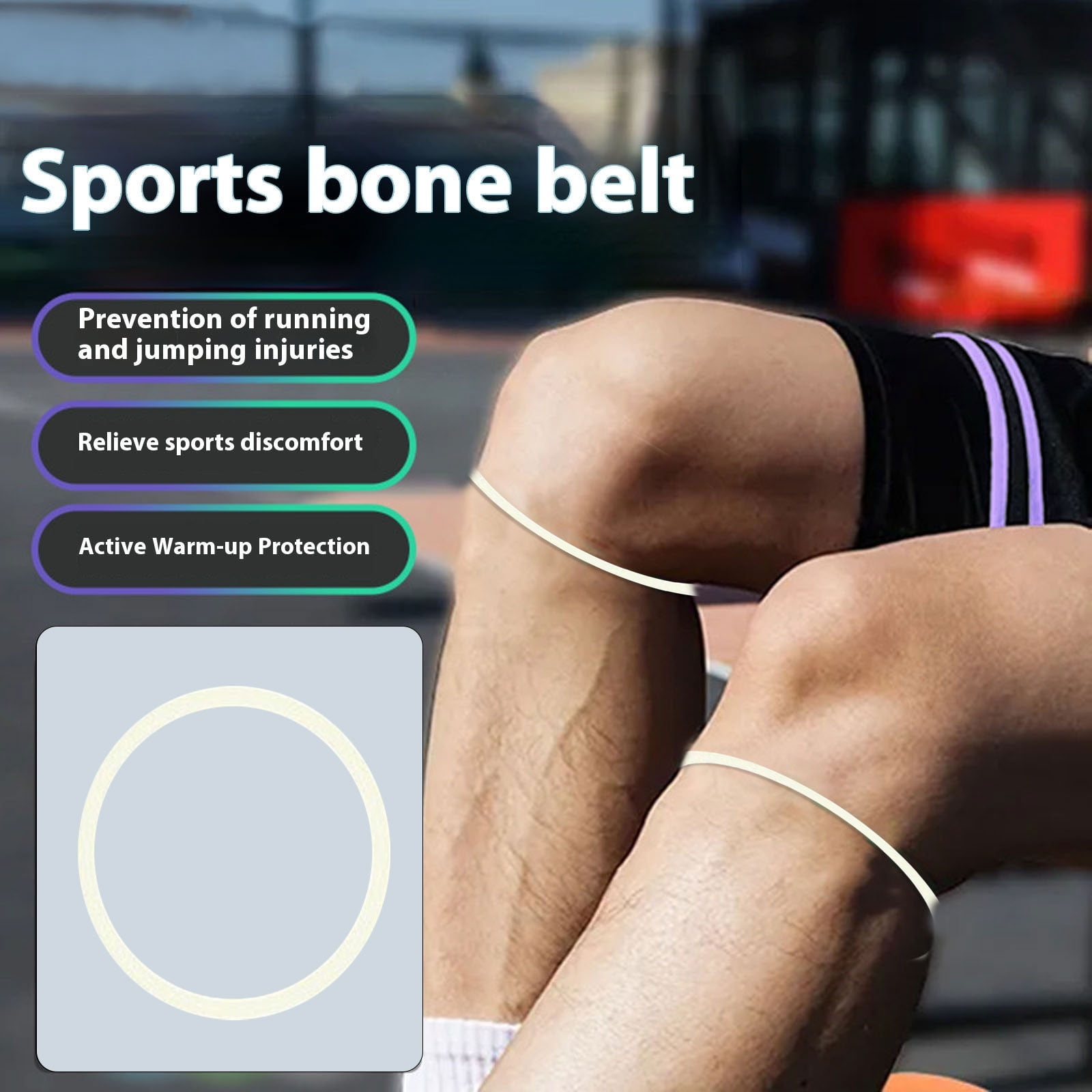 2 Pcs Patellar Tendon Support Strap, Knee Pain Relief & Patella ...