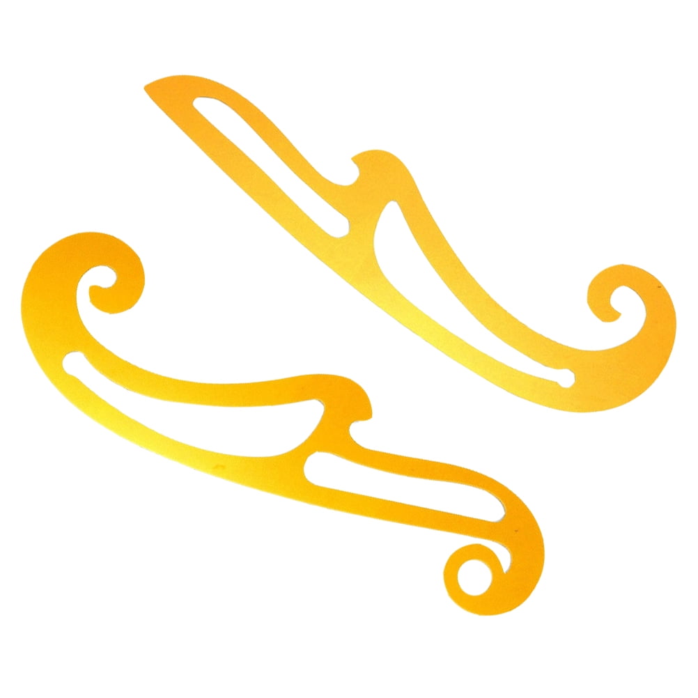 2 Pcs Pattern Drafting Rulers Curve Professional Sewing Clothing Store ...