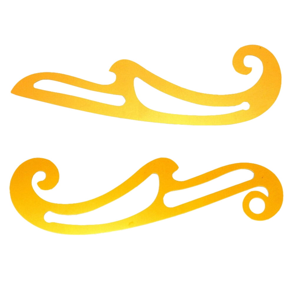 2 Pcs Pattern Drafting Rulers Sewing Notions & Supplies Curve Quilting ...