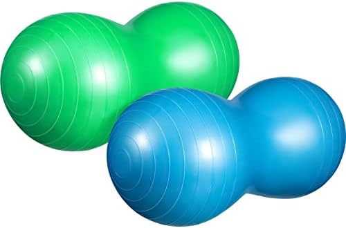 2 Pcs Peanut Ball for Kids 39 x 20 and 31 x 15 Peanut Exercise Ball ...