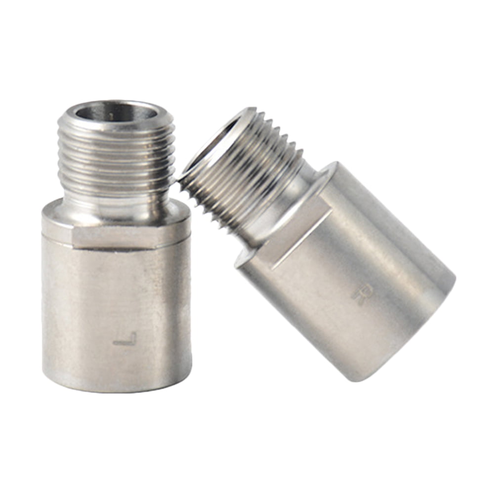 TABLZONE Replaceable Pedal Extending Axle Pedal Extenders Silver ...