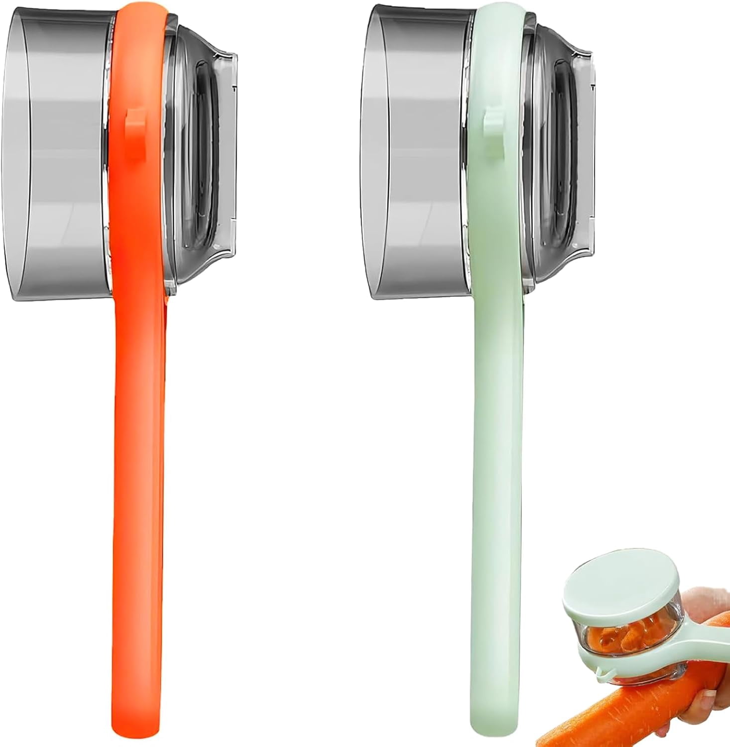 2 Pcs Peeling Knife With Storage Box,Peeler With Storage,Vegetable ...