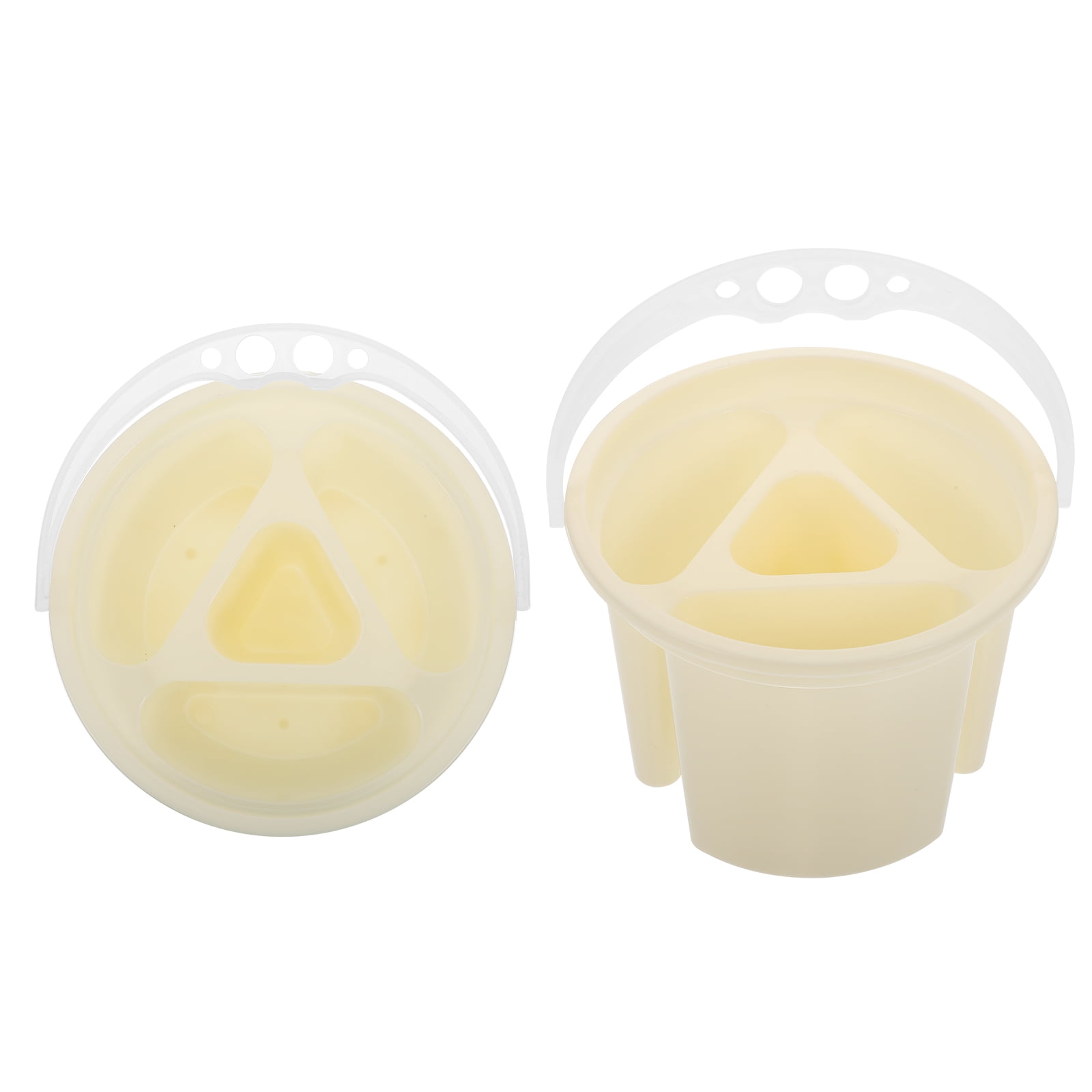 2 Pcs Pencil Bucket Paint Cup Brush Cleaner Sink Tool Combo Kit Brushes ...