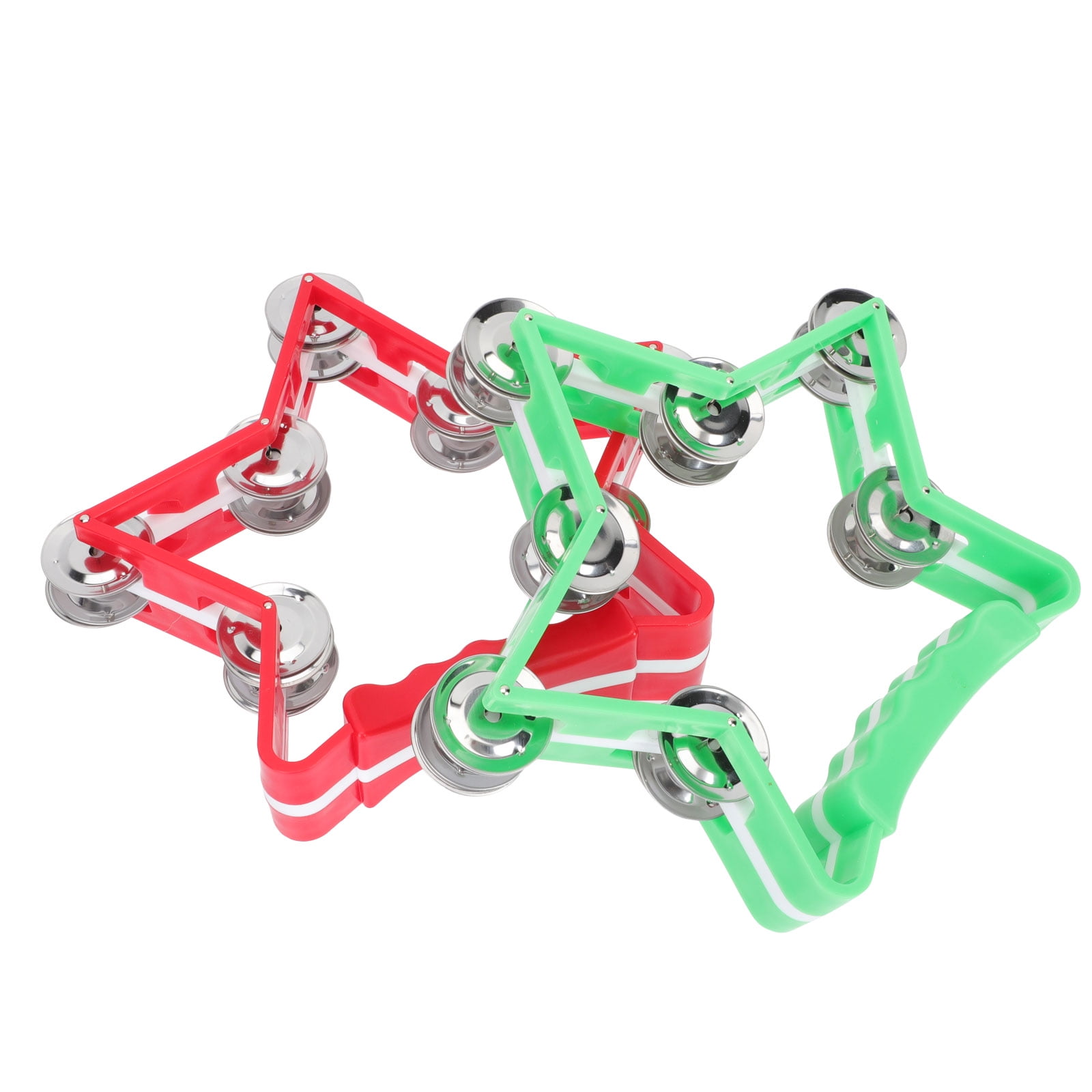 GOOHOCHY 2pcs Plastic Fivepointed Star Hand Rattle Toy Kid Rattle Toy ...
