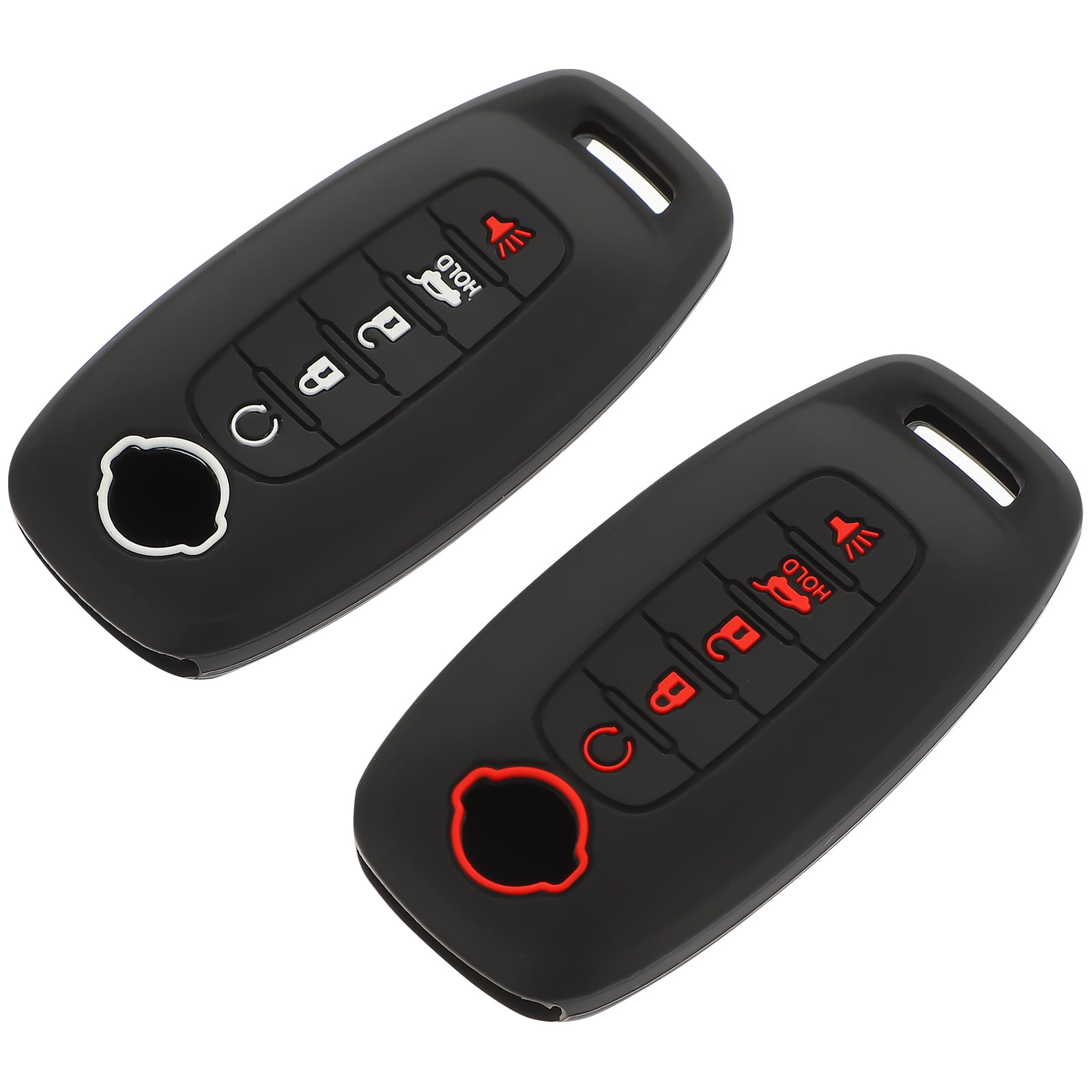 2 Pcs Perfect Fob Protector Car Keychain Remote Control Holder Cover ...