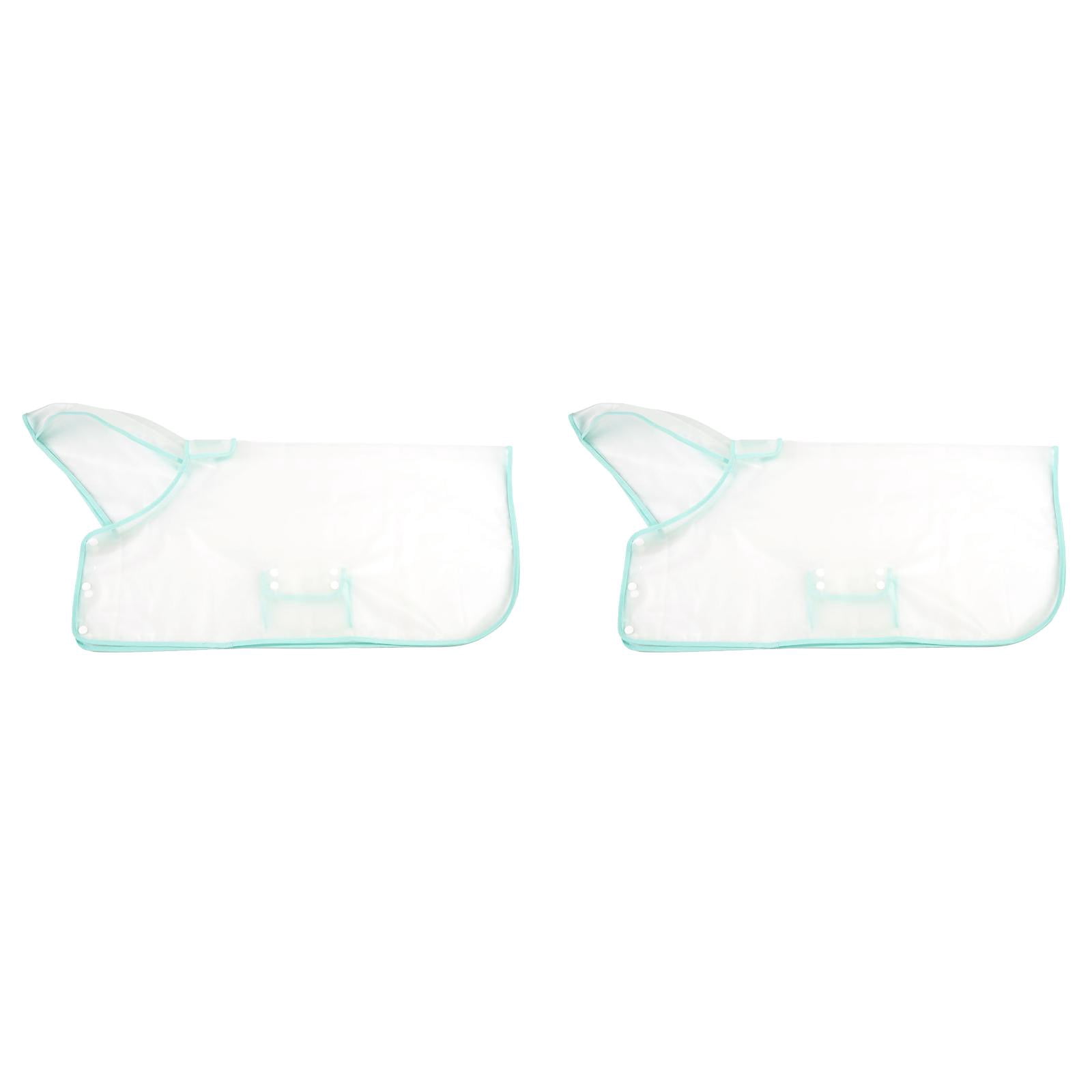 2 Pcs Pet Raincoat Dog Waterproof Puppy Raincoat Coat Transparent Pet ...