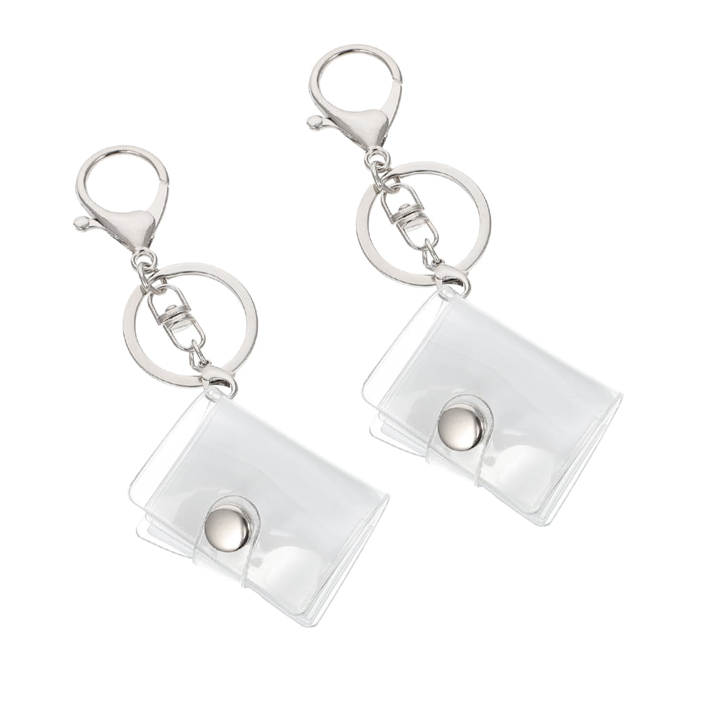 2 Pcs Photo Album Keychain Mini Photos Decorative Pocket Photobook ...