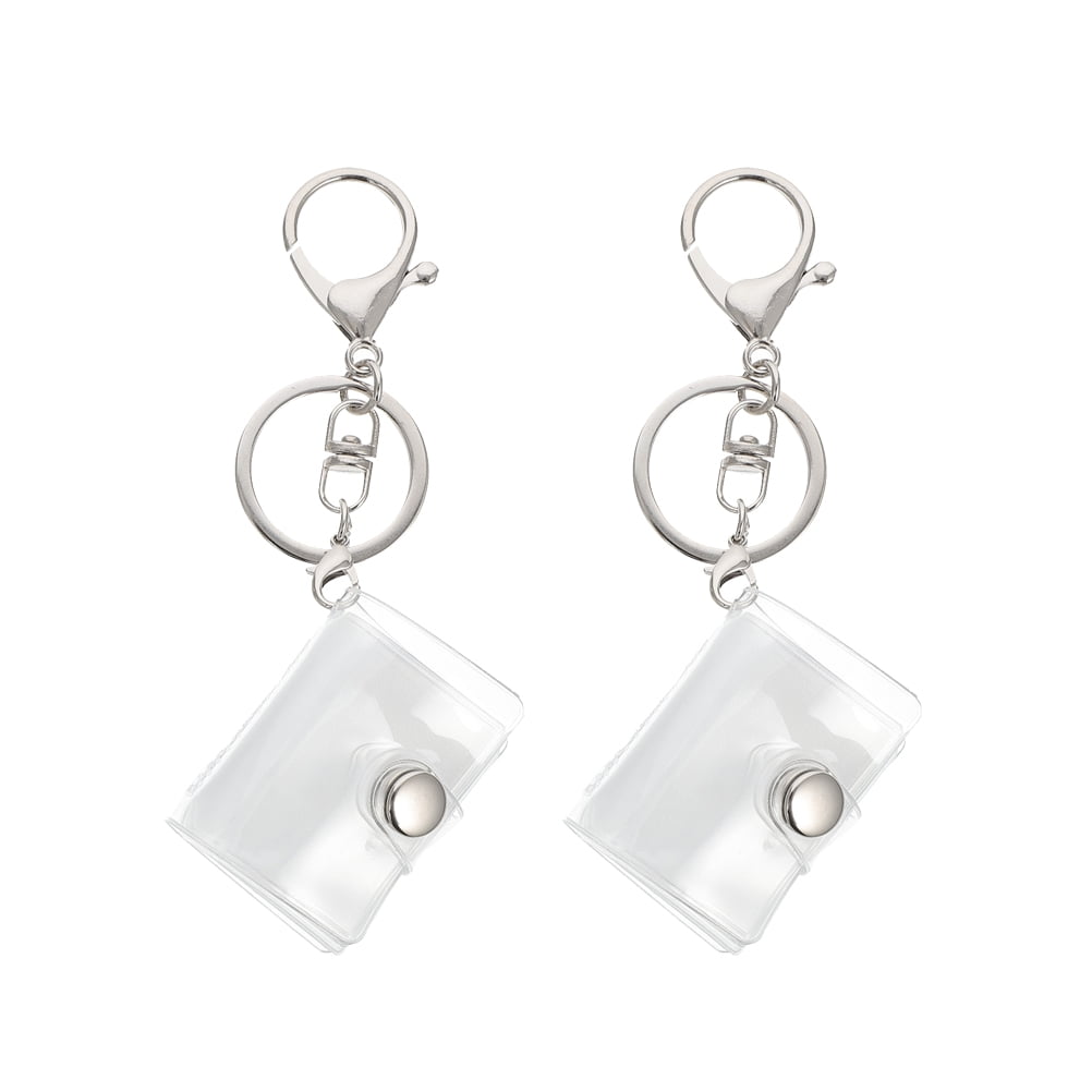 2 Pcs Photo Album Keychain Photobook Album Small Picture Album Keychain ...