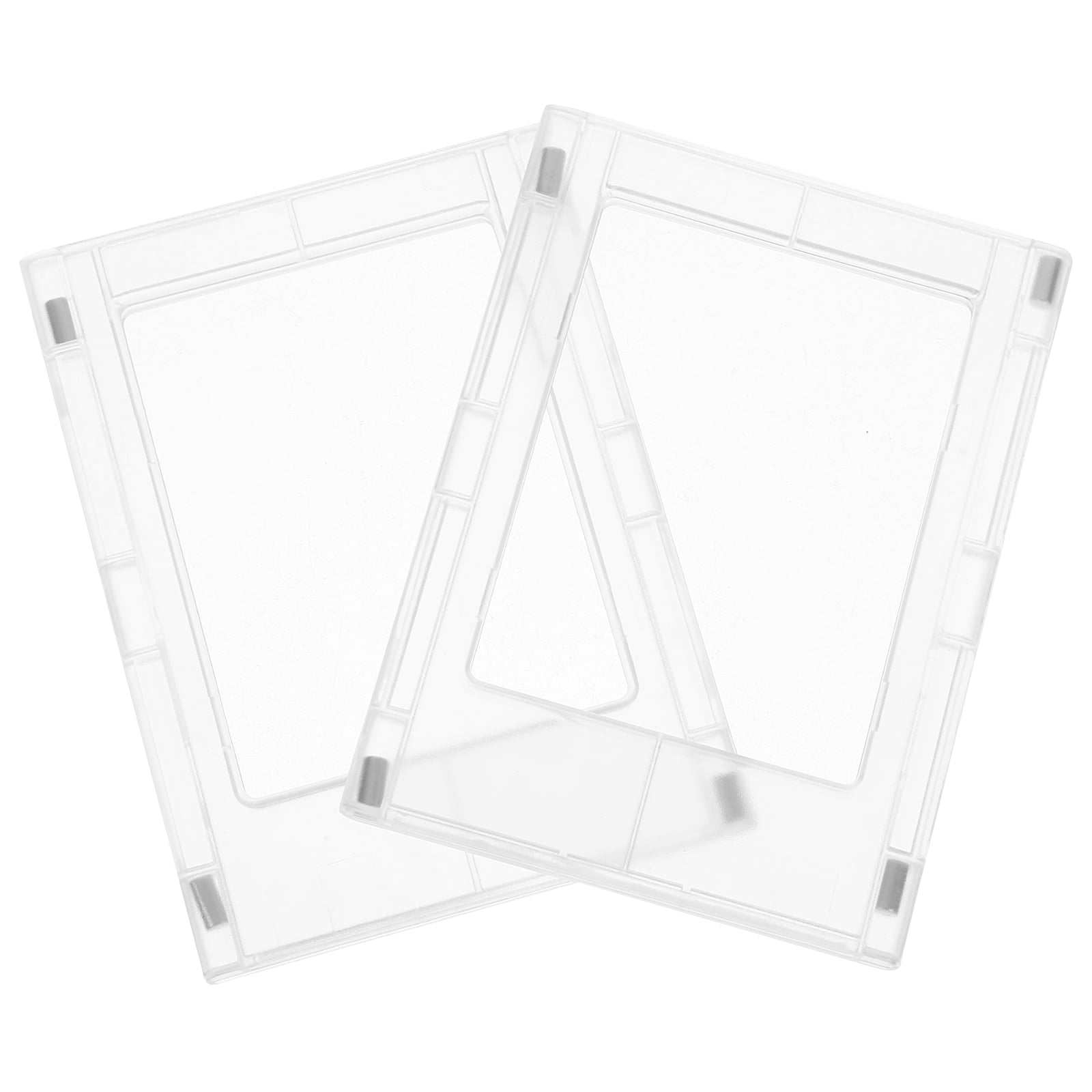 2 Pcs Photo Frame Stand Display Picture Holder Decorative Home Acrylic ...