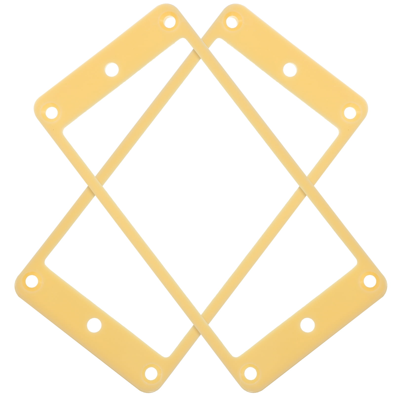 2 Pcs Pickup Frame Guitar Frames Pickups Protective Cover Guitars Beige ...