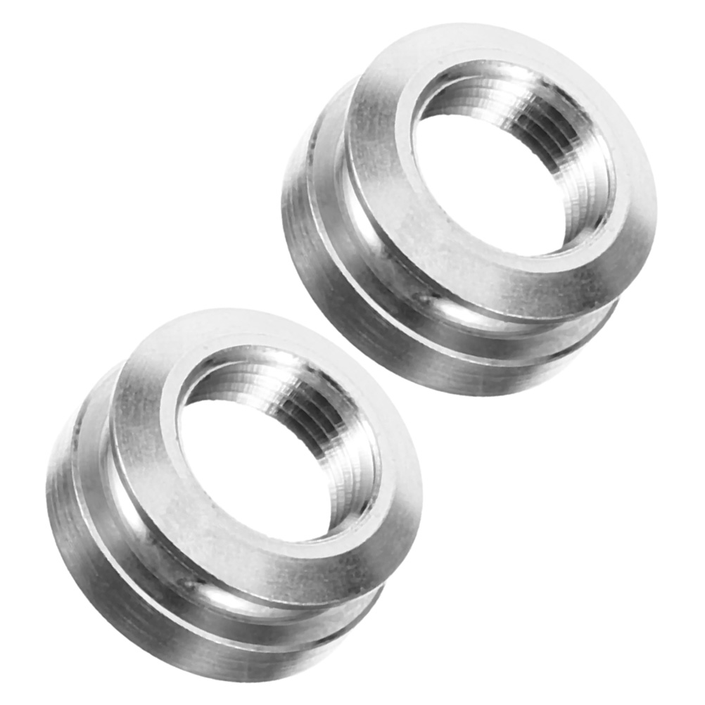 Yardwe 2Pcs Acoustic Guitar Pickup Tail Pin Cap Copper Silver Strap ...