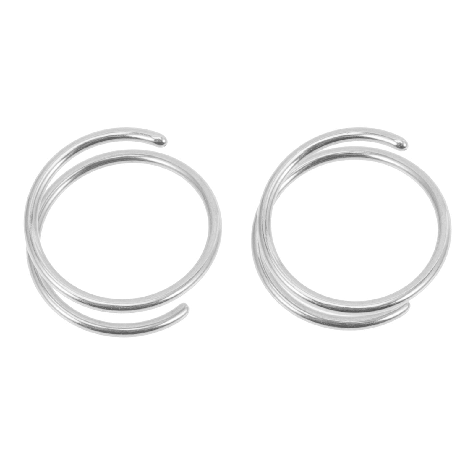 2 Pcs Piercing Jewelry Nose Pins Sendacake Valentines Gofts Spiral Ring