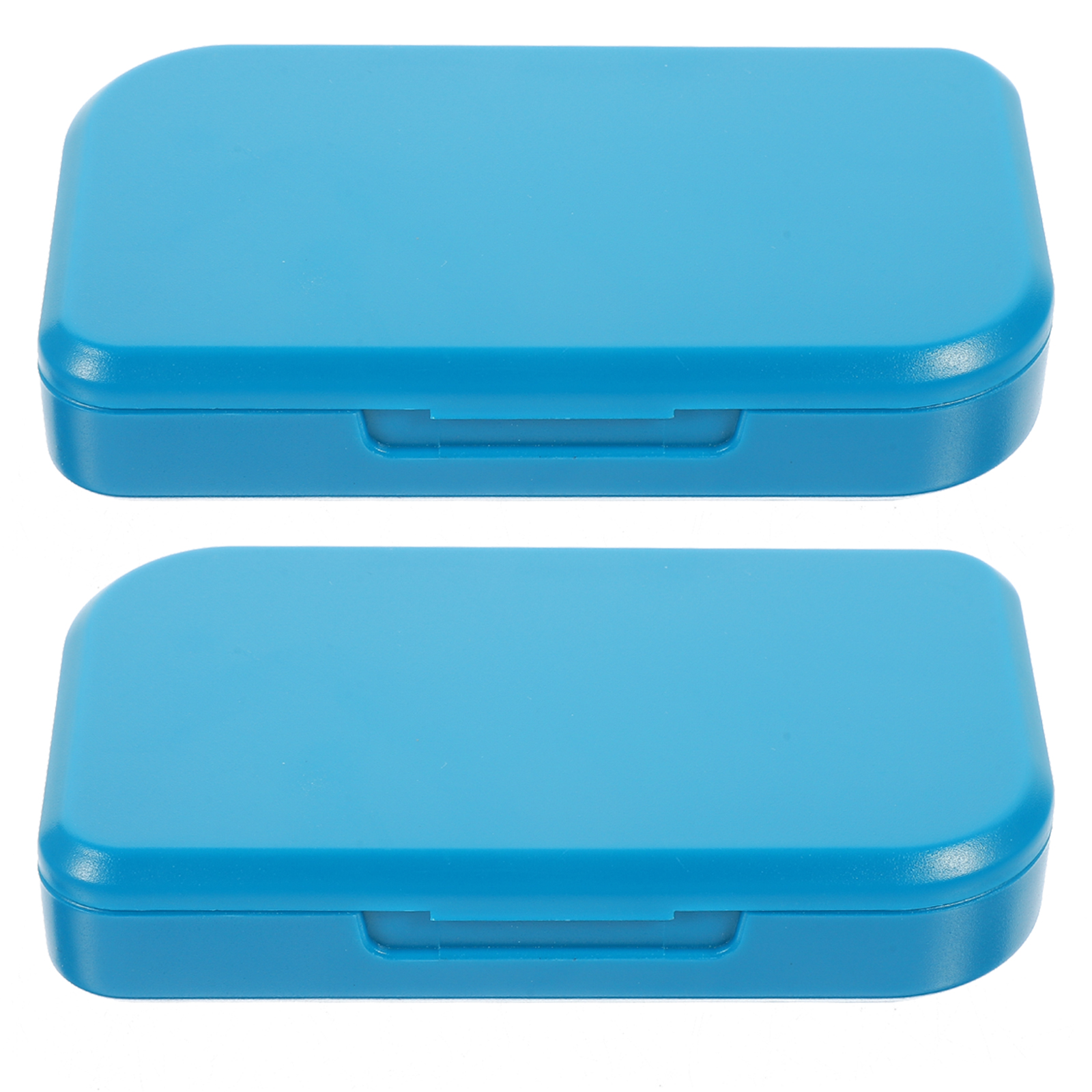 2 Pcs Pill Storage Box Taker Travel Organizer with Labels Dispenser ...