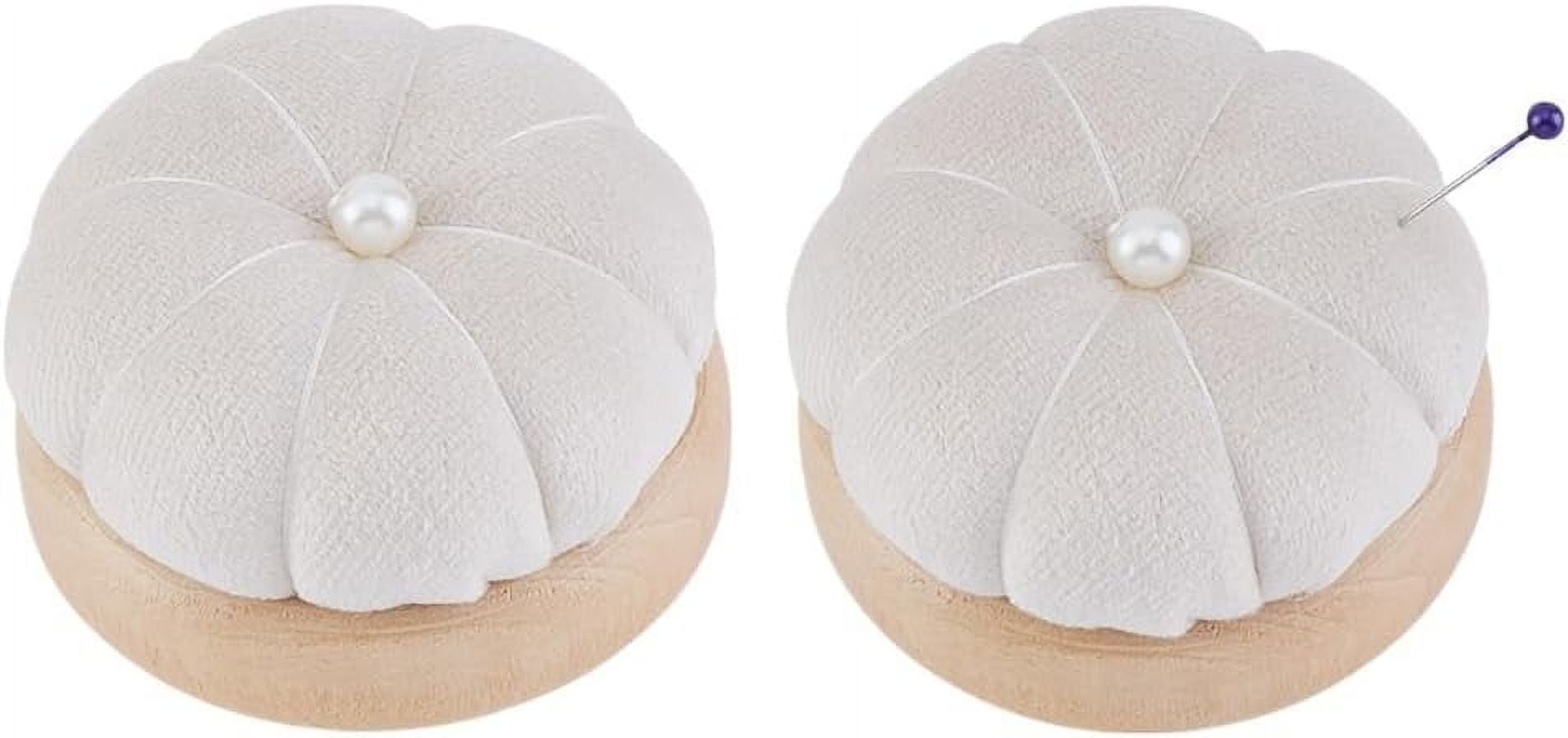 2 Pcs Pin Cushion Wooden Base Needle Pincushions Japanese Style Pin ...