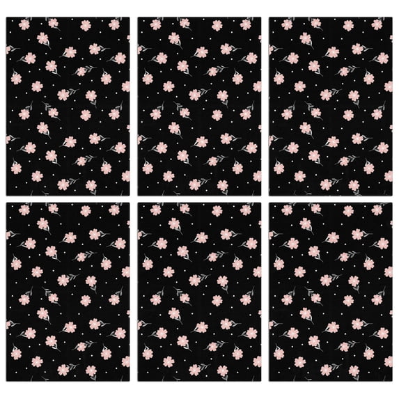 2 Pcs Pioneer Flower Floral Print Pattern Kitchen Towels, Funny ...