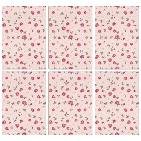 2 Pcs Pioneer Flower Floral Print Pattern Kitchen Towels, Funny ...