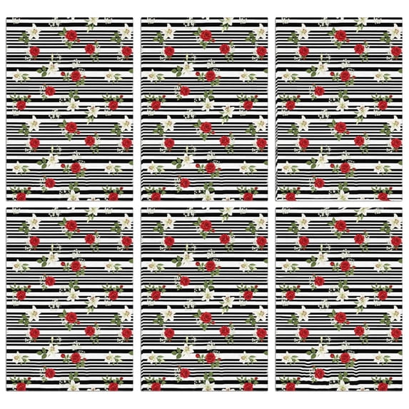 2 Pcs Pioneer Flower Floral Print Pattern Kitchen Towels, Funny ...