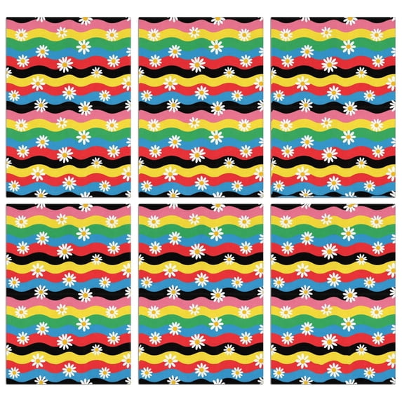 2 Pcs Pioneer Flower Floral Print Pattern Kitchen Towels, Funny ...