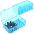 2 Pcs Piping Tip Box with Fixed Pins 84 Piping Tip Organizer Baking ...