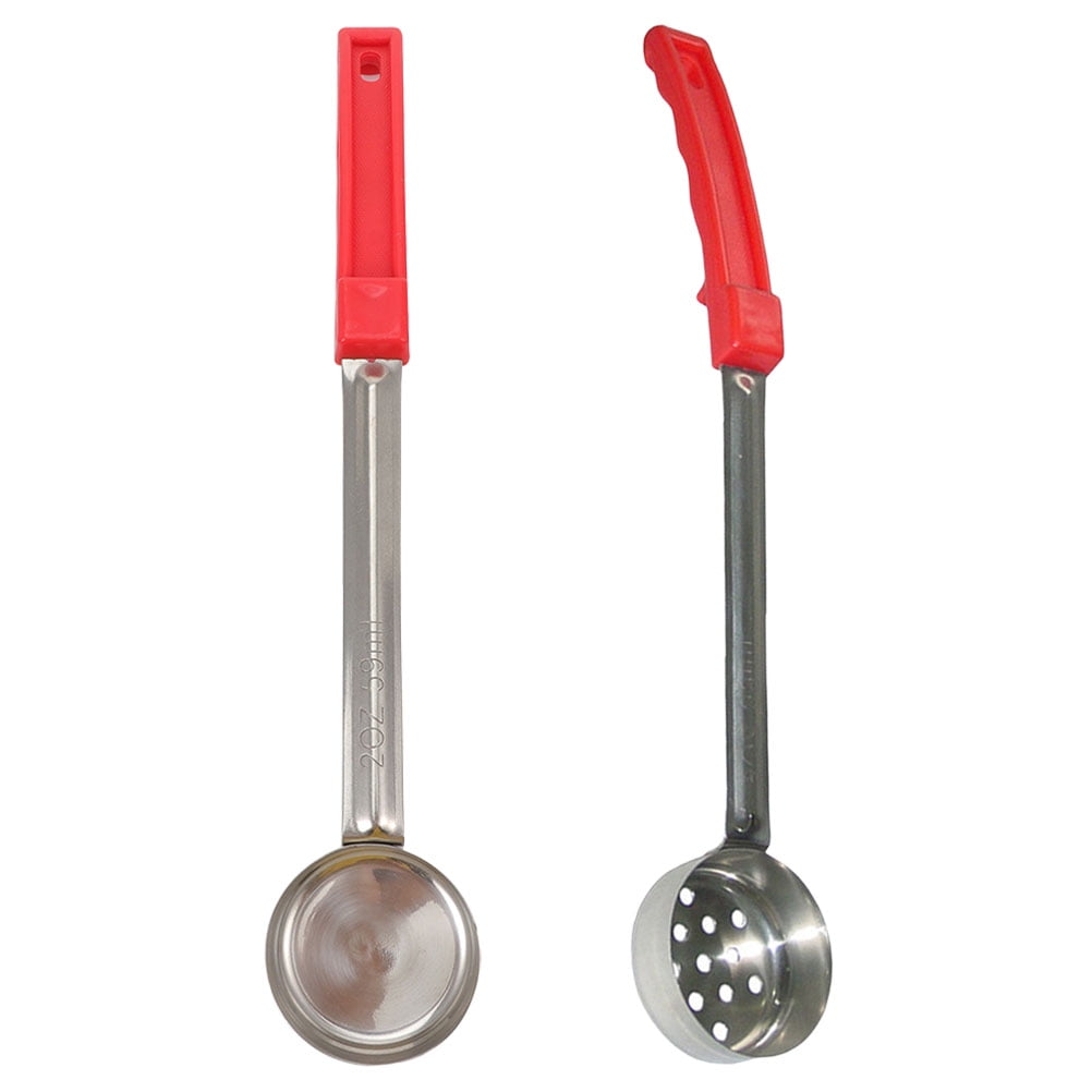 2 Pcs Pizza Sauce Spoon Pasta Noodles Food Portion Control Ladle Salad ...