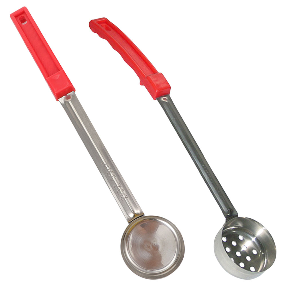 2 Pcs Pizza Sauce Spoon Soup Spoons Stainless Steel Portion Scoop Candy ...