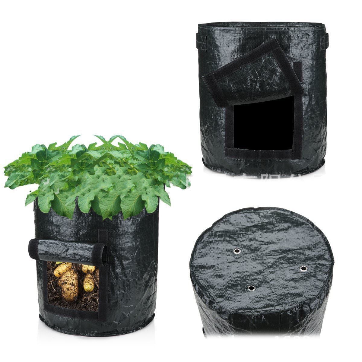 2 Pcs Plant Container Nursery Bags for Plants Aeration Pot Grow Potato ...