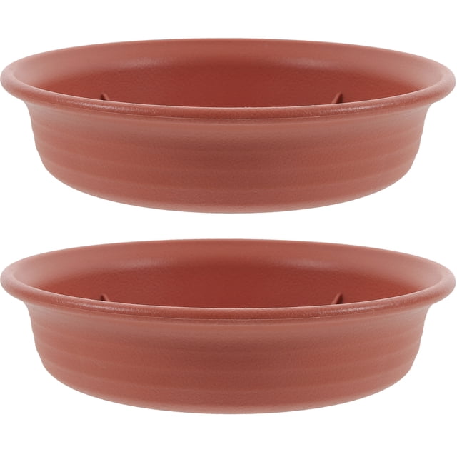 2 Pcs Plant Pot Water Trays Small Saucer Drainage Dish Round Shaped ...