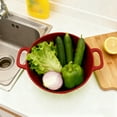 2 Pcs Plastic Mini Colander with Handles, Food Strainer for Fruits ...