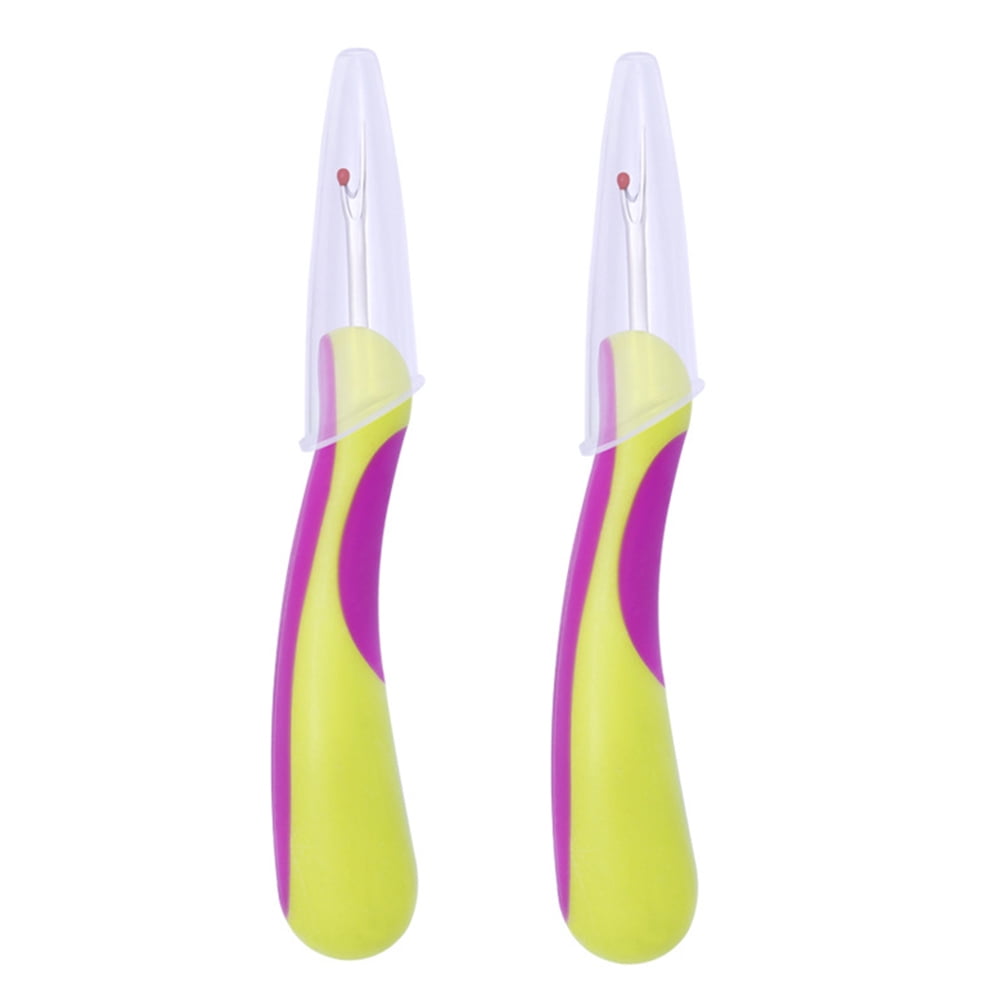 2 Pcs Plastic Stainless Steel Seam Ripper Stitches Knife Sealing Agent Trimming - Walmart.com
