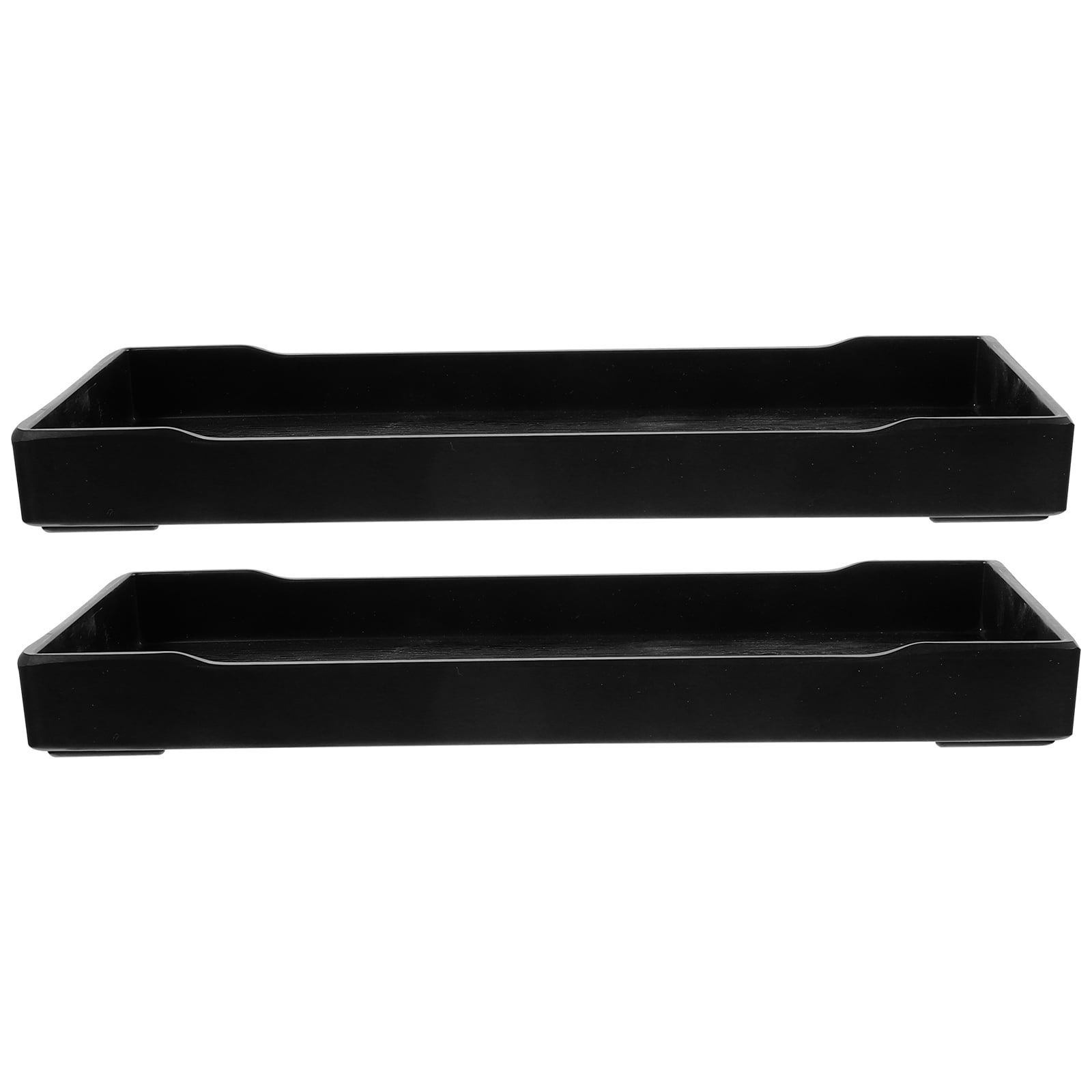2 Pcs Plastic Tray Bread Pan Reusable Snack Cake Plate Kitchen Gadget ...